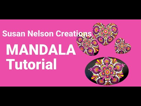 Five Point Mandala Tutorial on a Puffy Heart Video by Susan Nelson ...