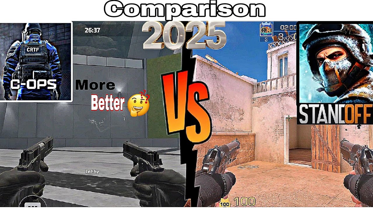 Standoff 2 Guns vs Critical Ops (C-OPS) Guns - Animation and Details ...