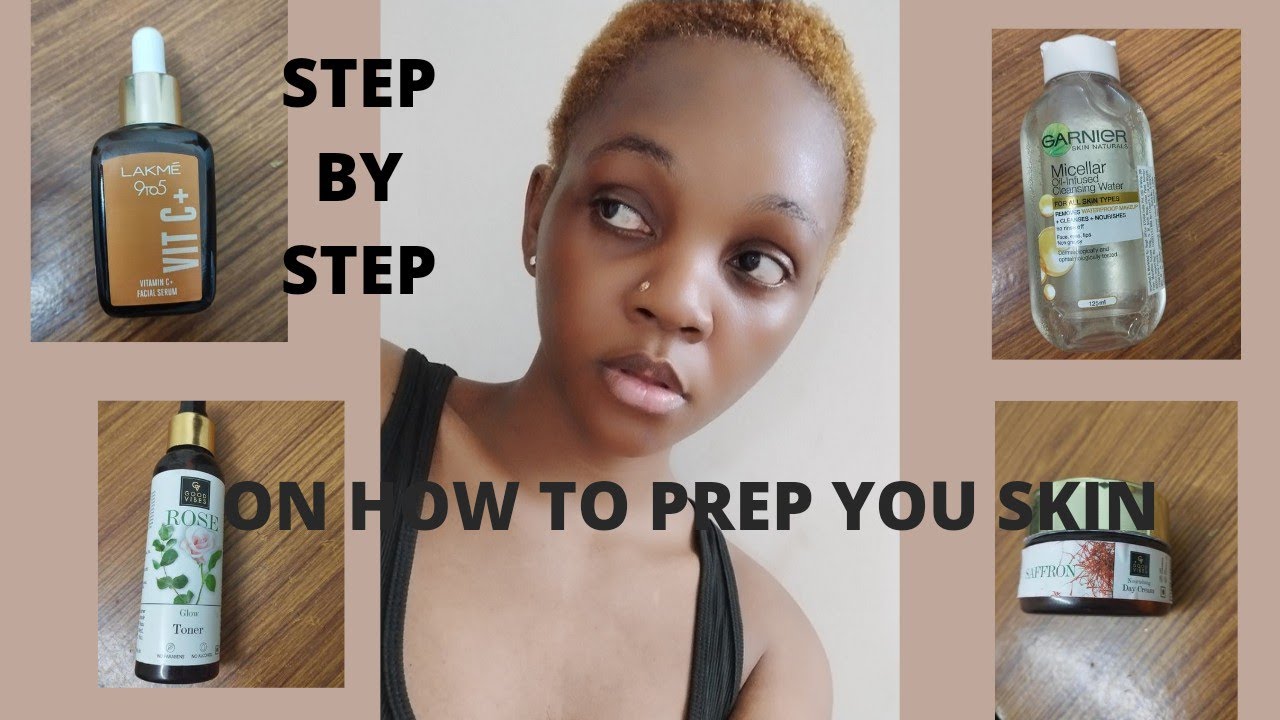 How to/ How i prep my face before applying makeup💄 - YouTube