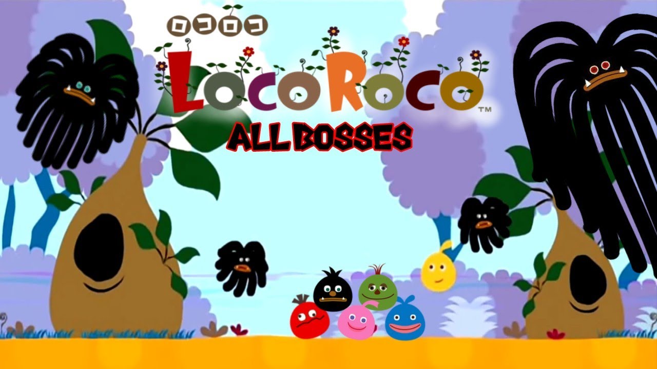 Locoroco - All Bosses - YouTube
