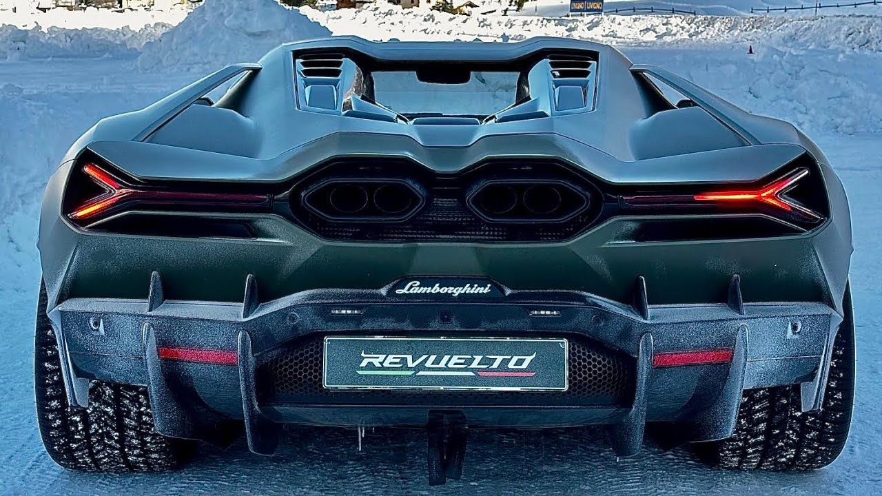 Lamborghini Revuelto Snow driving with Huracan Sterrato | Urus ...