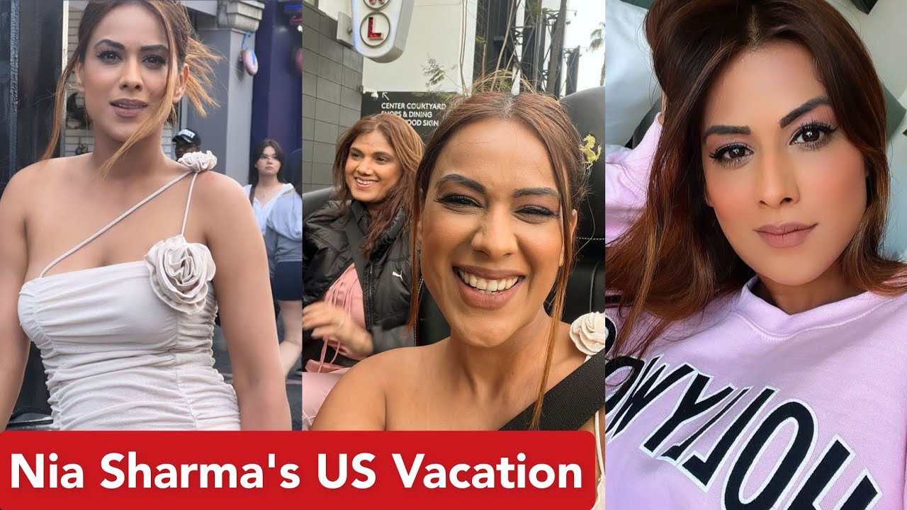 Nia Sharma Drives A Luxurious Car In US | Nia Sharma's Trip To US With ...