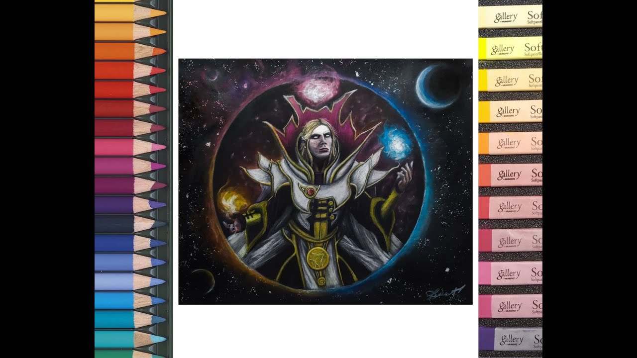 Рисую персонажей Дота2 Инвокер / Drawing Invoker - YouTube