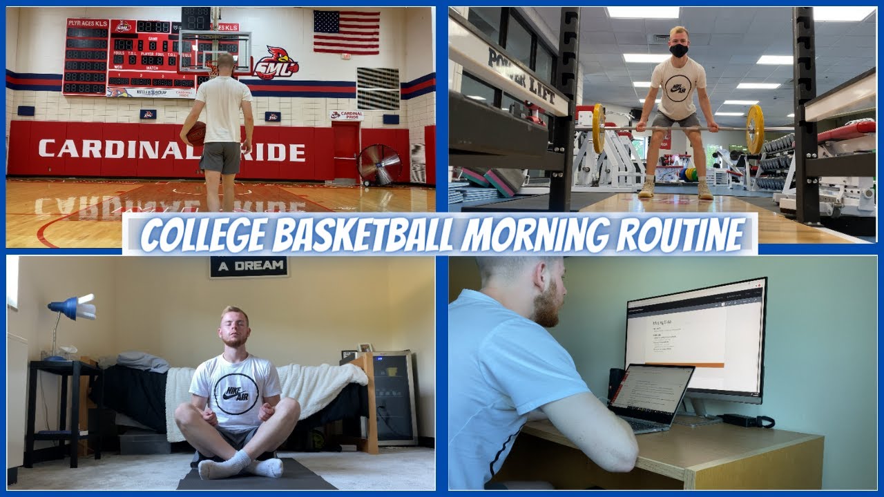 College Basketball Player Morning Routine - YouTube