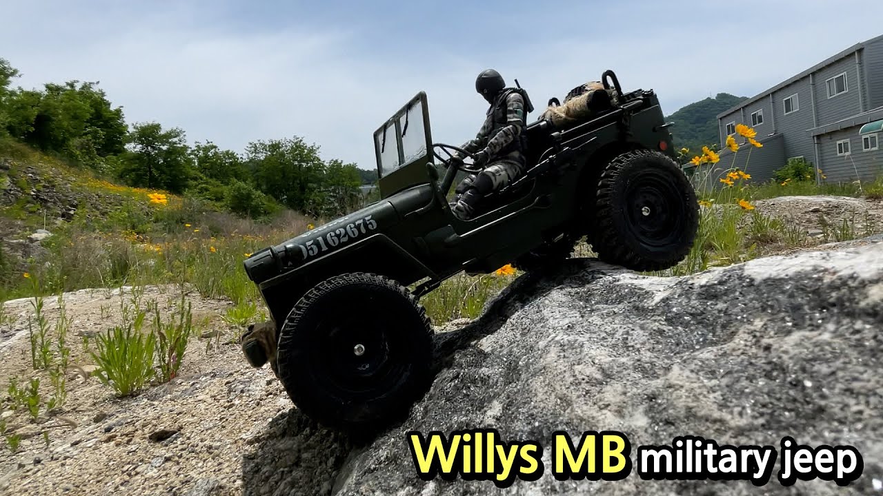 1941 jeep Willys MB military off-road, jjrc q65, rc crawler crawling ...
