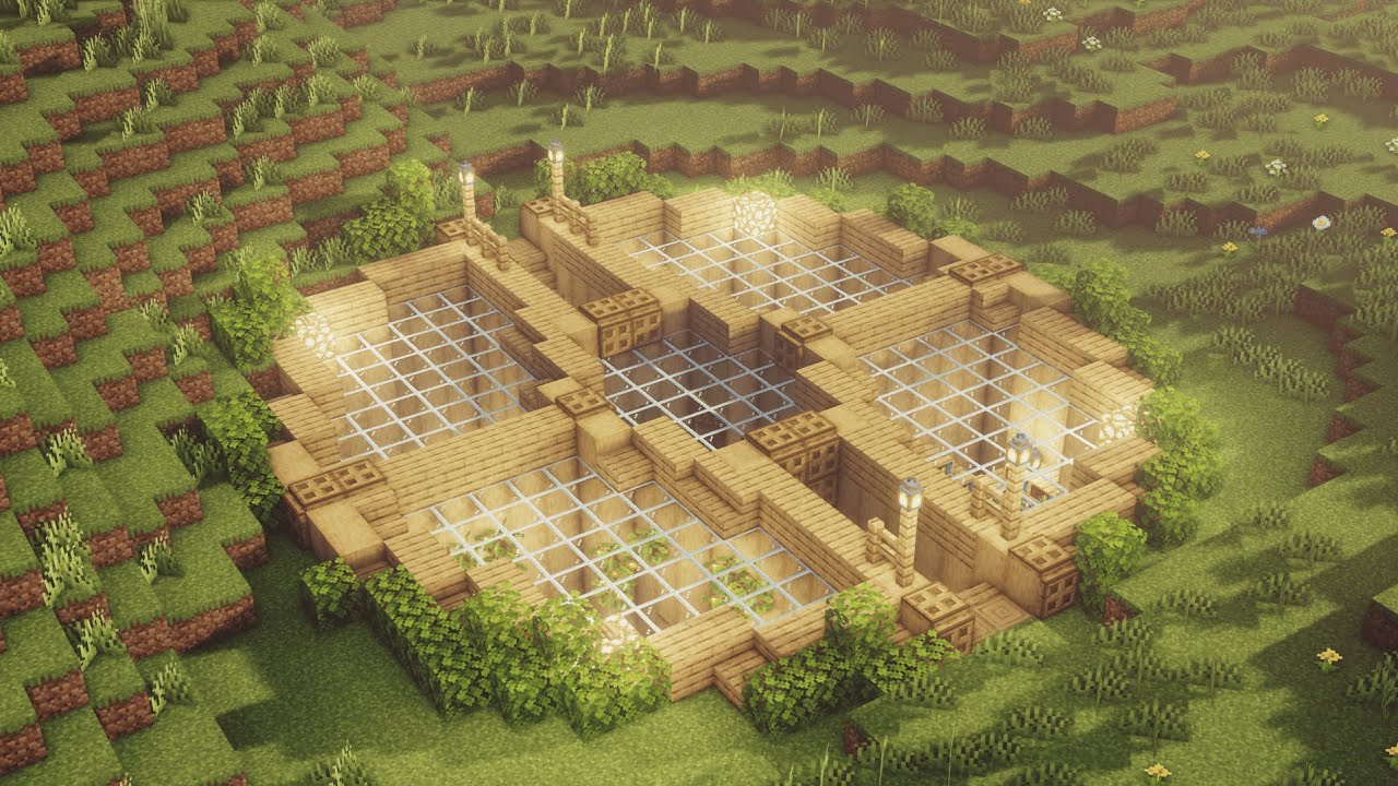 Minecraft Plains/Underground House Tutorial [6 Episode] - YouTube