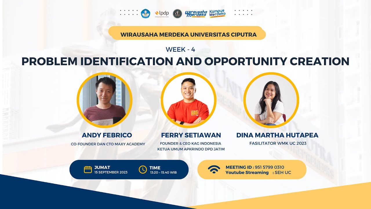 Problem Identification and Opportunity Creation - YouTube