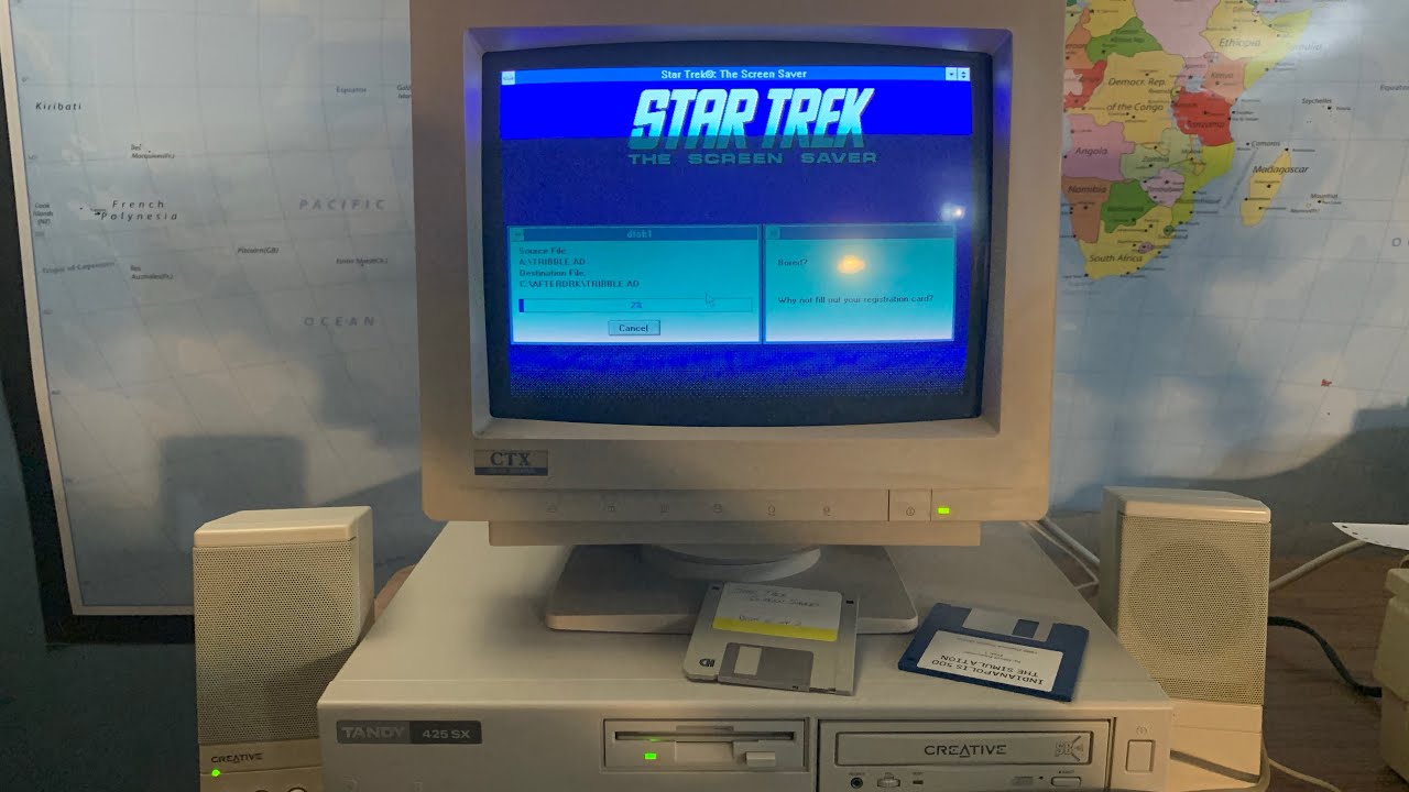 Tandy 486 PC Restoration, Start To Finish - Part 1 - System Unit - YouTube