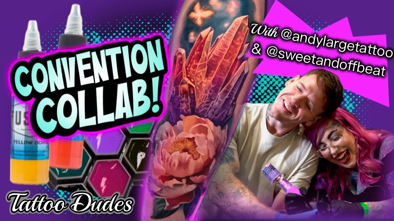 Color Realism Tattoo Collabortion Process w/ Andy Large and Angela Wood ...