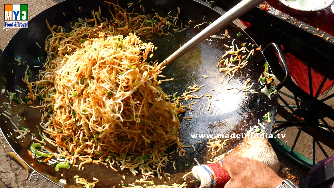 HOW TO MAKE Triple Schezwan Noodle Fried Rice | INDO CHINESE RECIPE ...