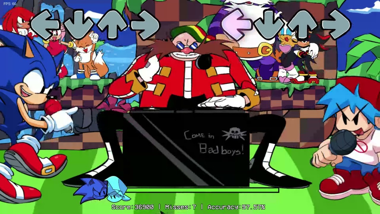 Sonic fnf hd - YouTube