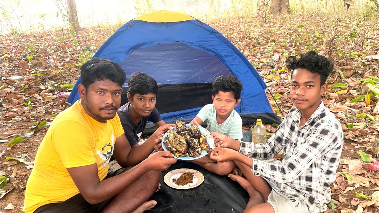 Fish Catching And Cooking In Village || Fish Fry Recipe || Fish Fry ...