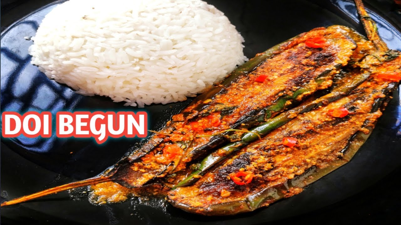 Doi Begun / Doi Begun Recipe Bengali / Niramish Doi Begun / Eggplant in ...