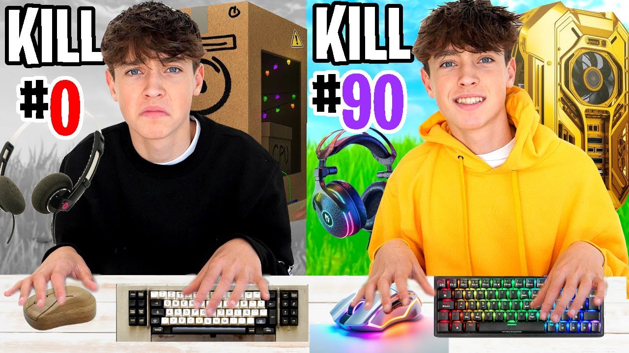 Por *CADA KILL* en Fortnite MI SET UP GAMING MEJORA!! - YouTube