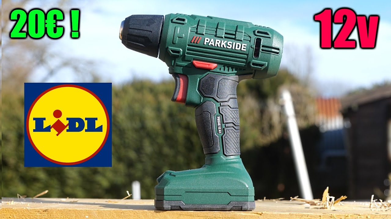 une perceuse LIDL à 20€ ! ca vaut quoi ? PARKSIDE PSAE 12 A1 avec ...