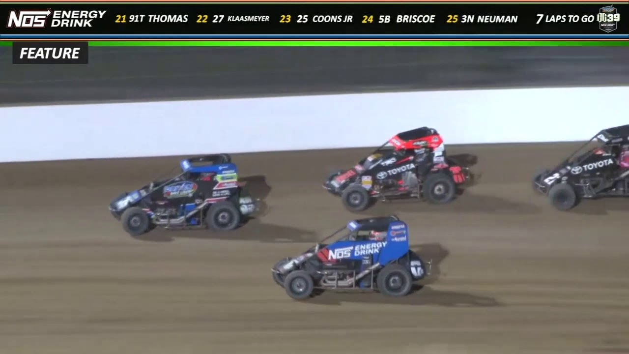 NOS Energy Drink USAC National Midget Series BC39 Night #2 Highlights ...