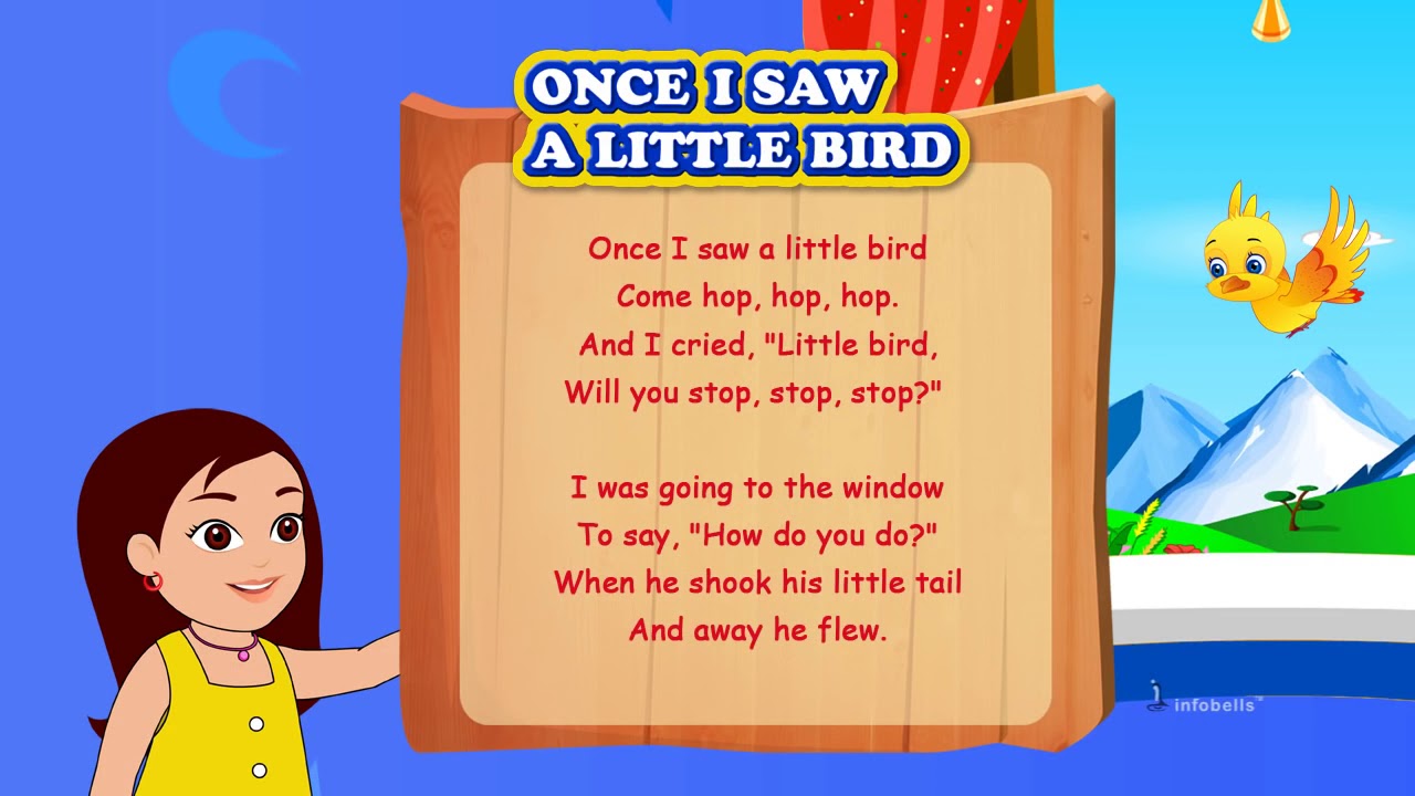 Once I saw a little bird - YouTube