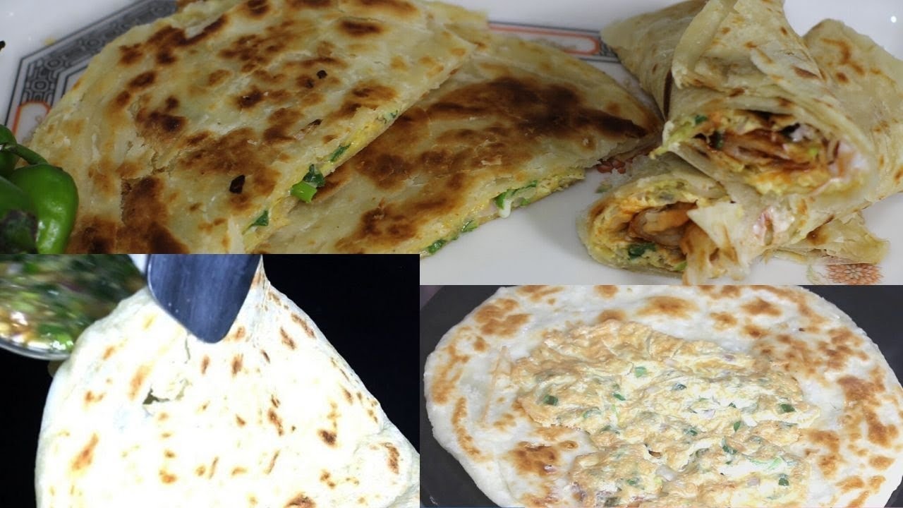 Crispy Stuffed Paratha || Homemade Restaurant Style Layered Egg Paratha ...