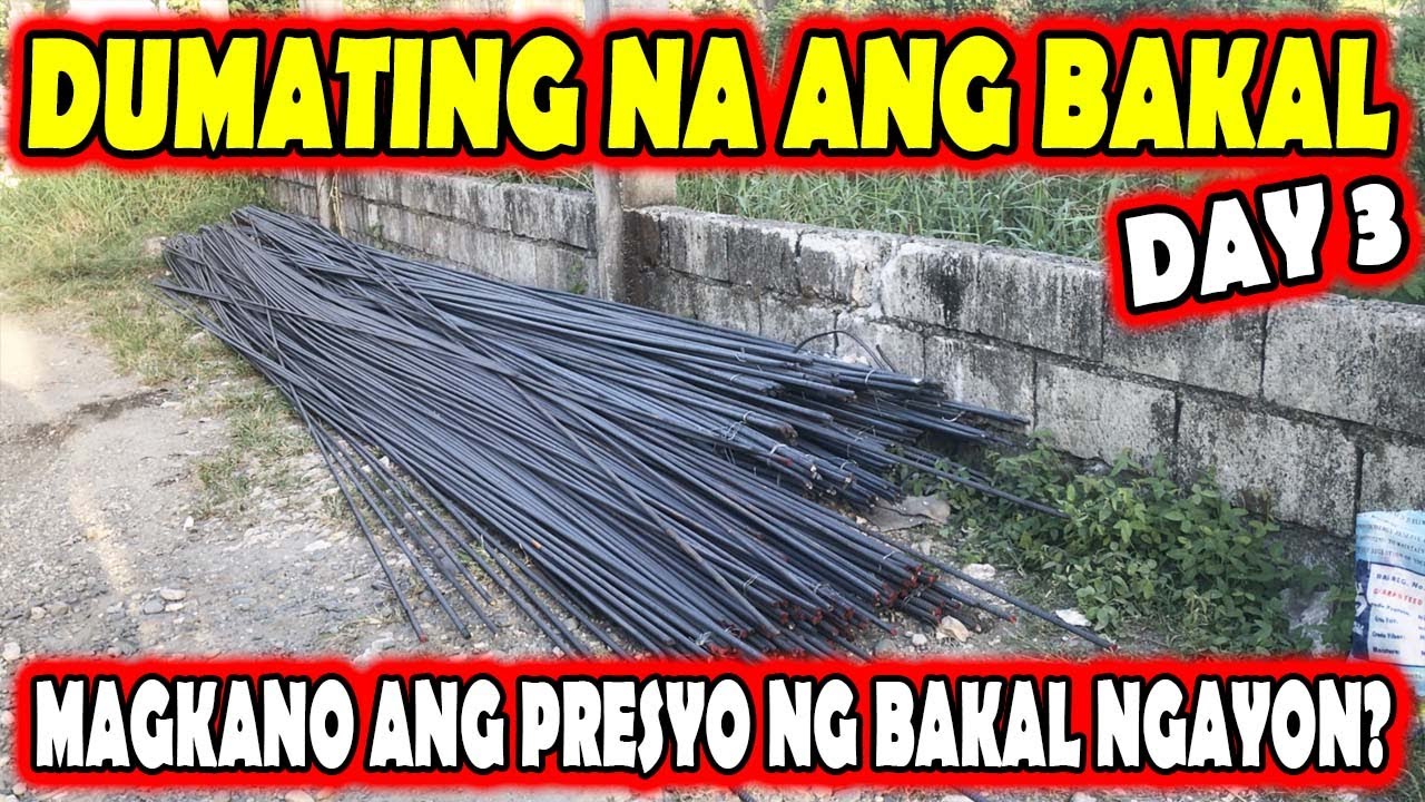 DUMATING NA ANG BAKAL NATIN DAY3 - MAGKANO ANG PRESYO NG BAKAL? - YouTube