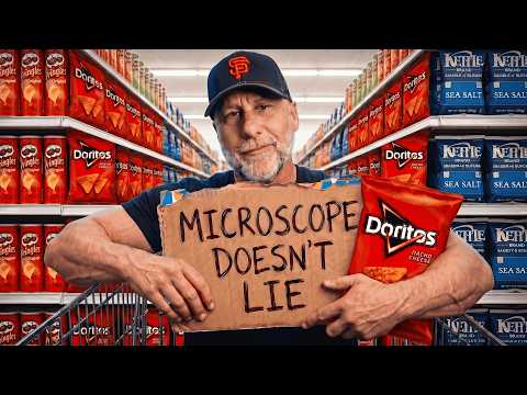 Doritos vs Pringles vs Kettle Chips — The Microscope Doesn't Lie!