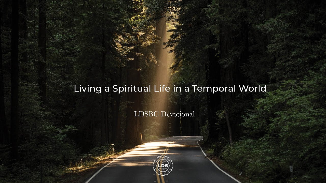 Derek Miller: Living a Spiritual Life in a Temporal World - YouTube