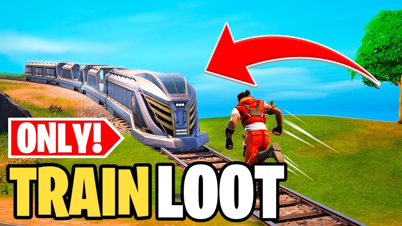 The *TRAIN LOOT* Only Challenge in Fortnite! - YouTube