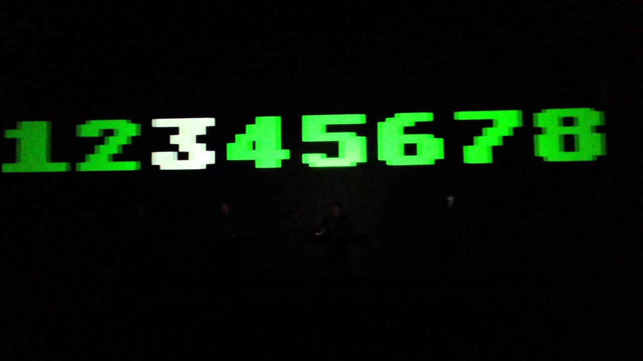Numbers - Kraftwerk @ Sydney Opera House, 2013 - YouTube