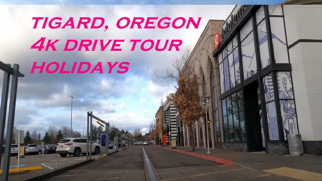 Tigard, Oregon | Drive Tour | Holidays | Dashcam - YouTube