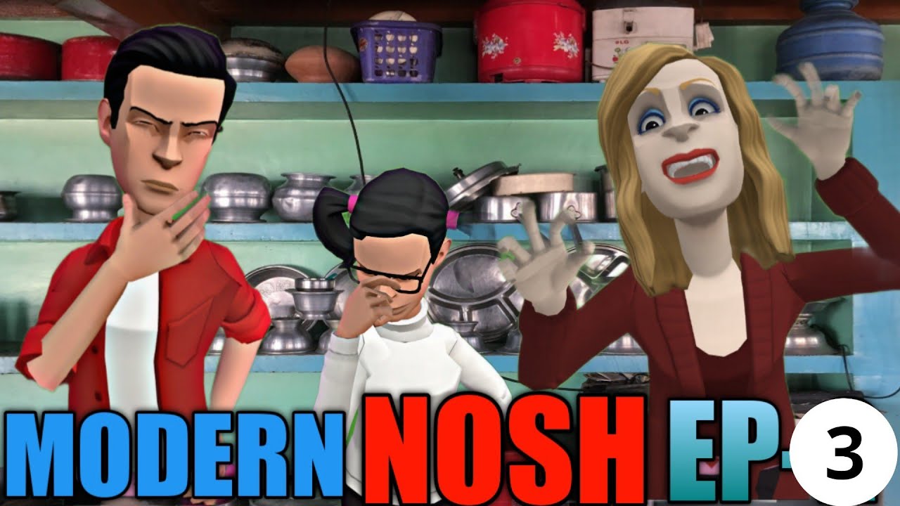 MODERN NOSH | EP 3 | KASHMIRI CARTOON DRAMA - YouTube