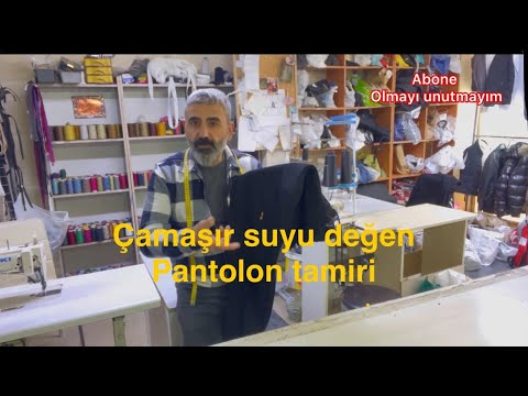 ( 1 ) Çamaşır suyu değmiş kıyafet nasıl tamir edilir / pantolonuma çamaşırsuyu değdi ne yapmalıyım?