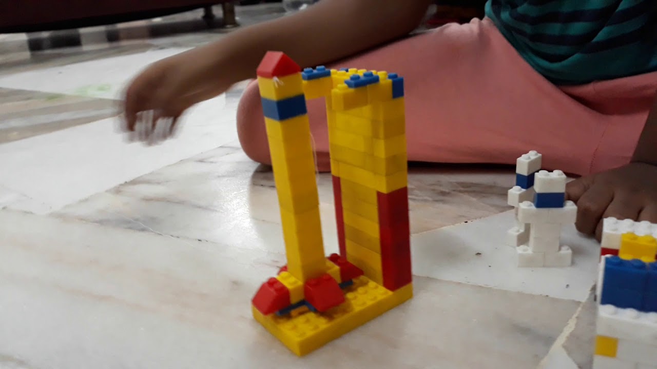 Rocket Launch for Chandrayaan using Lego Bricks for kids by Sushrut ...