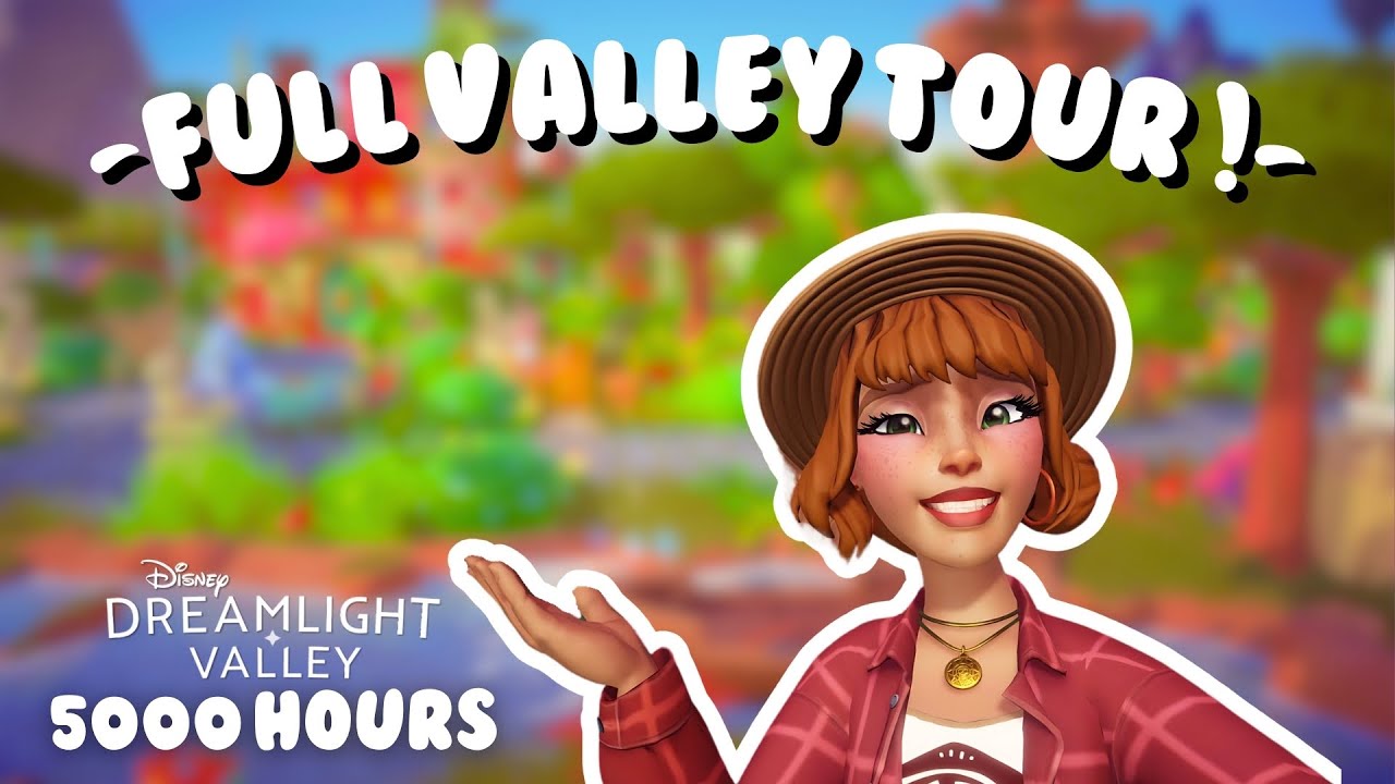5000+ hour FULL valley tour!! - disney dreamlight valley - YouTube