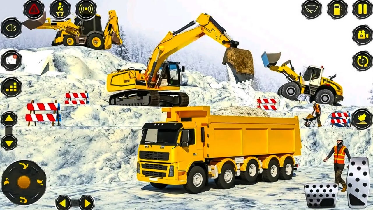 Real Construction Simulator 3D #34- JCB Excavator Driving Game - Android Gameplay - YouTube