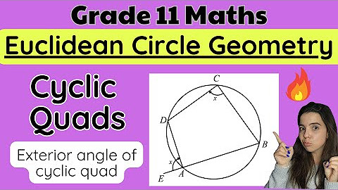 Circle Geometry Grade 11 and 12 Euclidean Geometry - YouTube