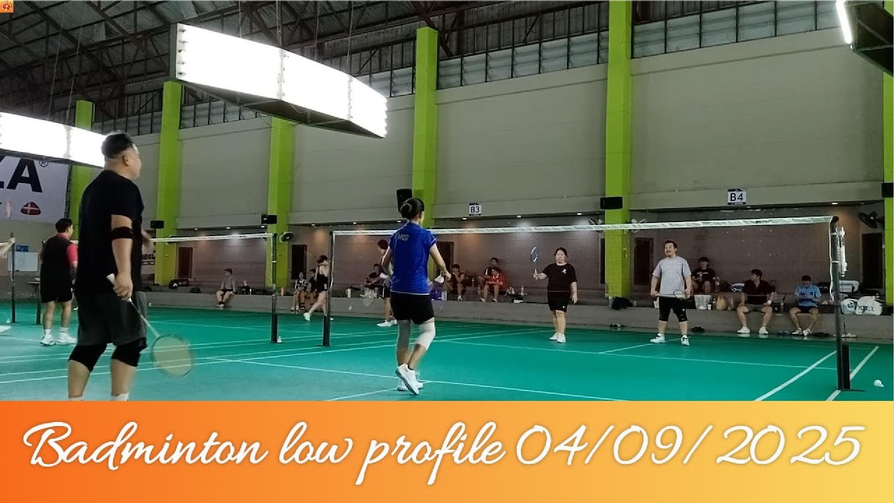 Badminton low profile 04/09/2025 - YouTube