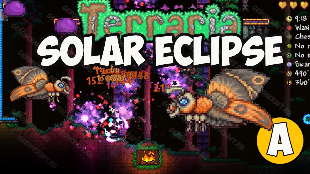 Terraria how to get Solar Eclipse (2 WAYS) | Terraria how to summon ...