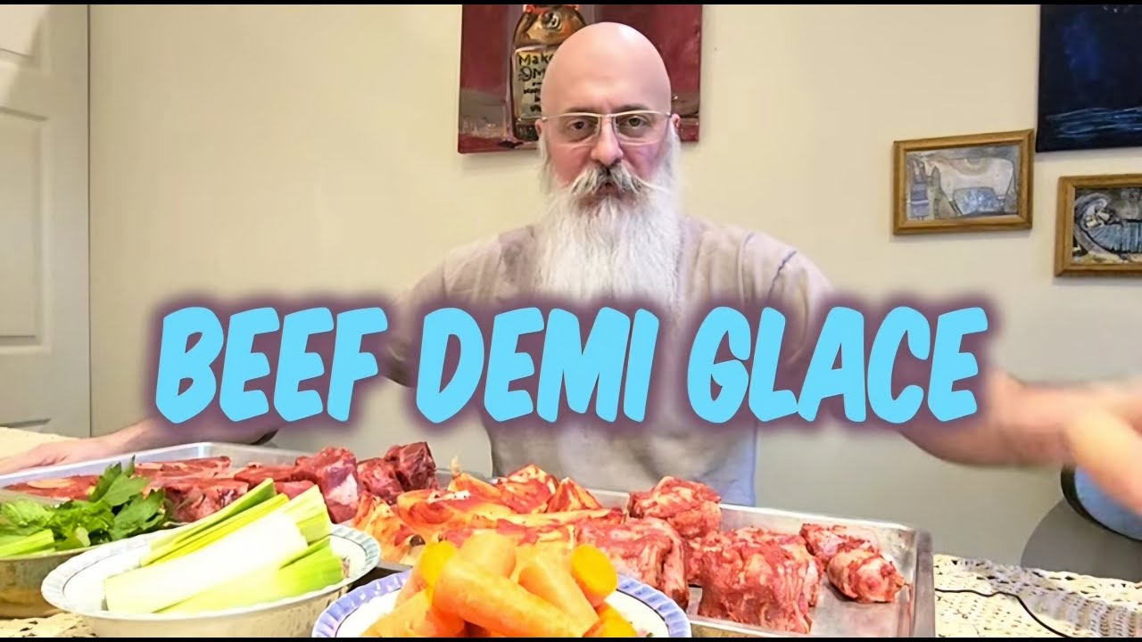 Beef Demi Glace with the softail chef - YouTube