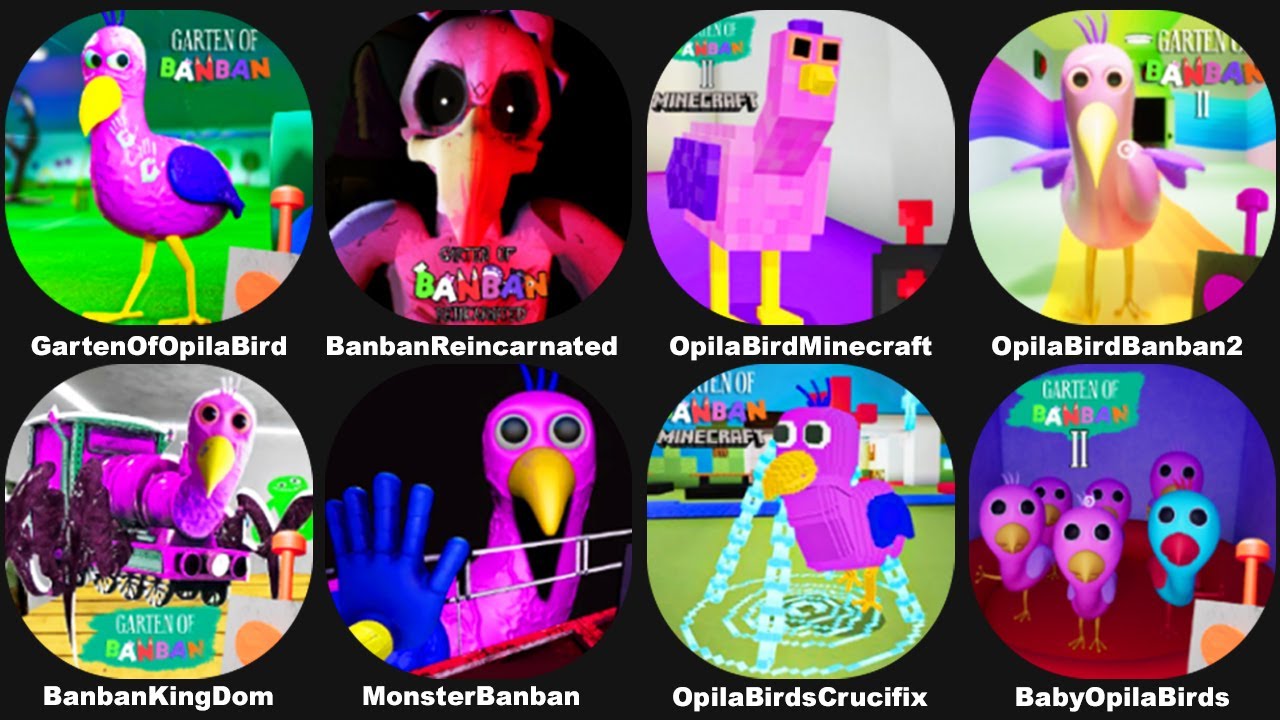 Garten of Banban 3 All Jumpscares Opila Birds,Garten of Banban ...