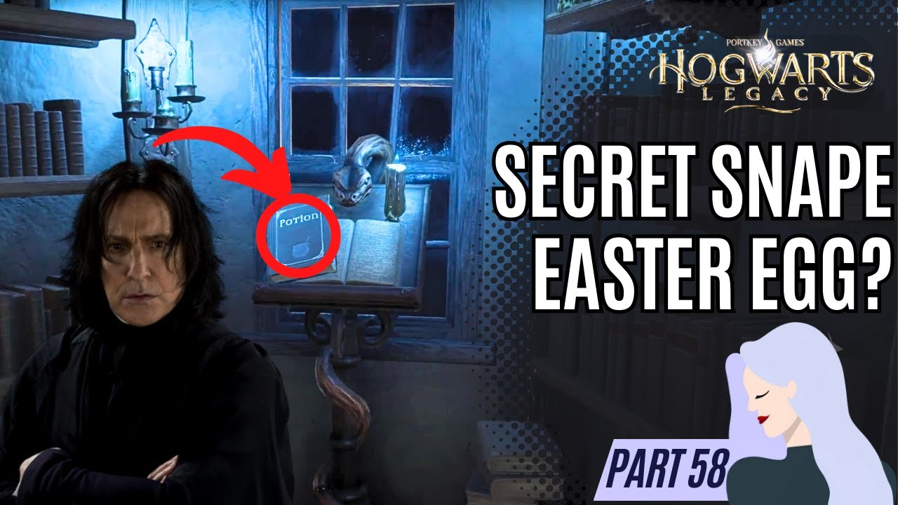 Snape HIDDEN easter egg and fighting GIANT spiders! | Hogwarts Legacy ...