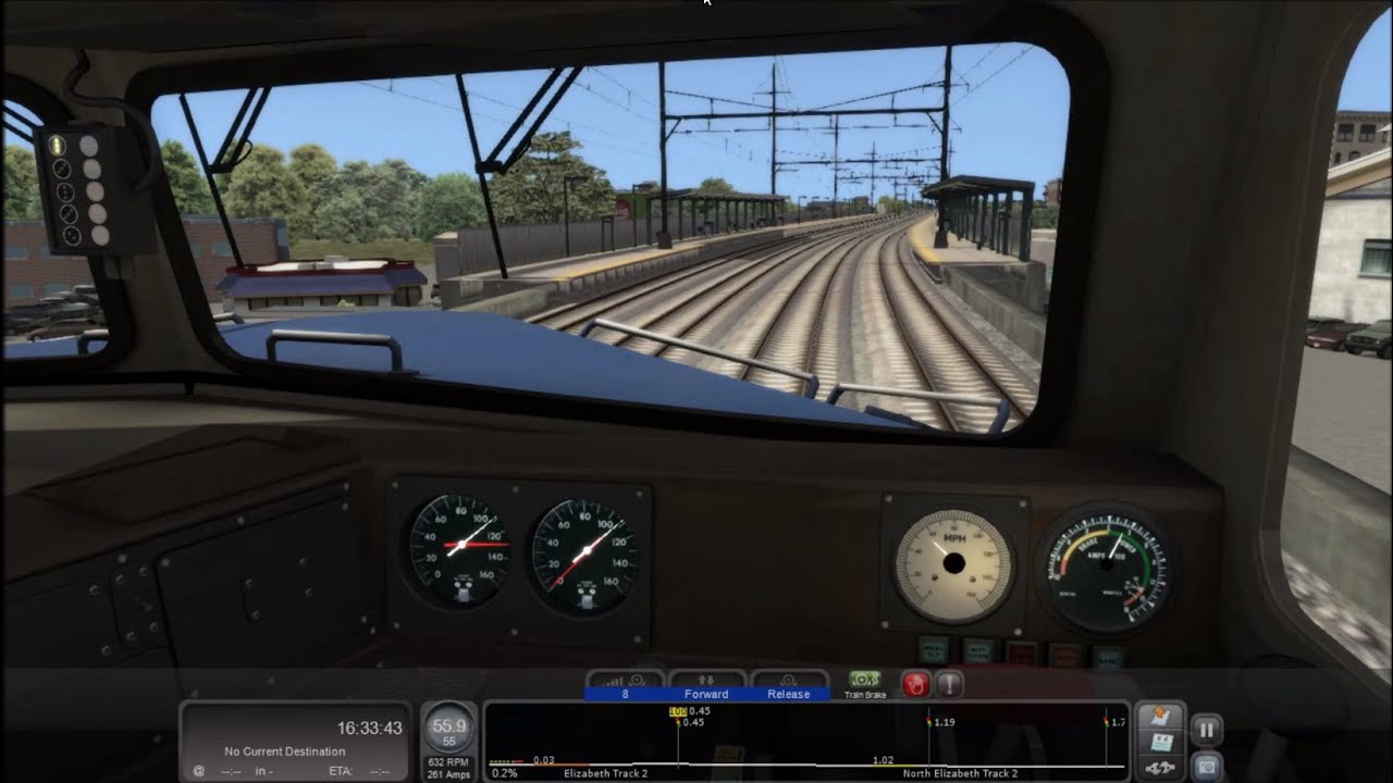 TS2016 HD: Operating Amtrak GE Dash 8-32BWH 512 on Pennsylvanian Train ...