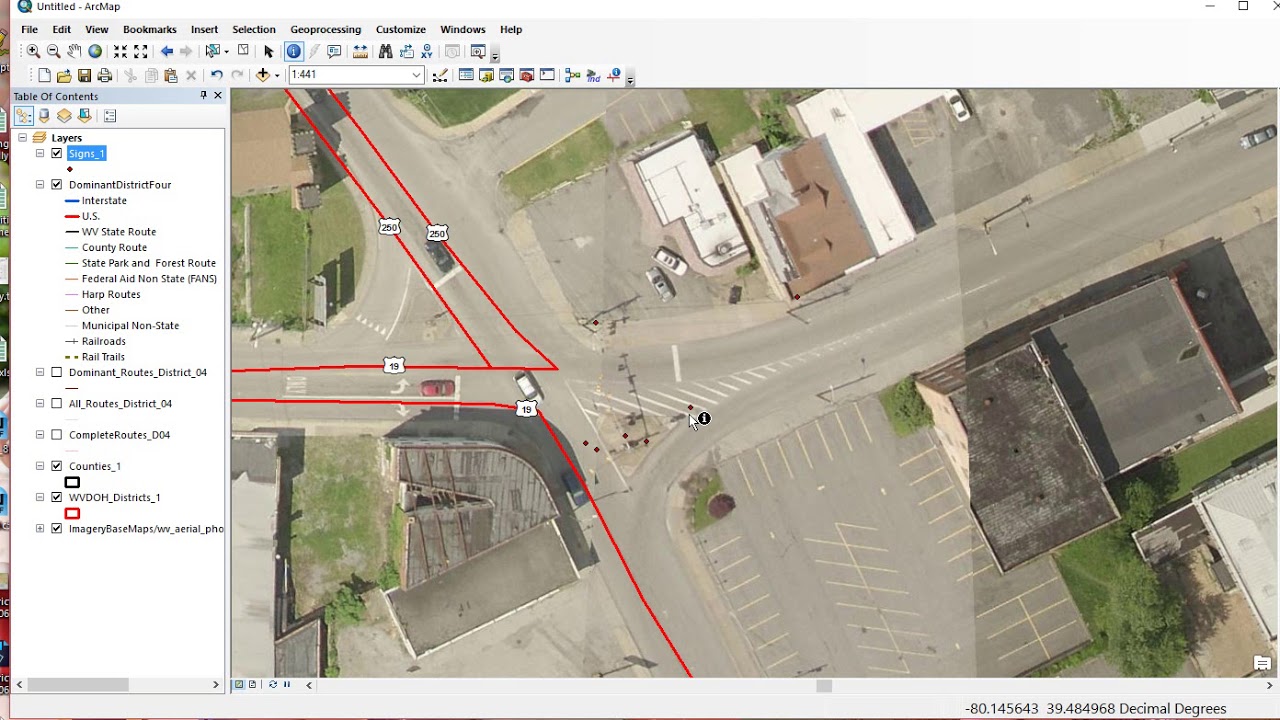 Arcmap Identify Tool ...SIgns - YouTube