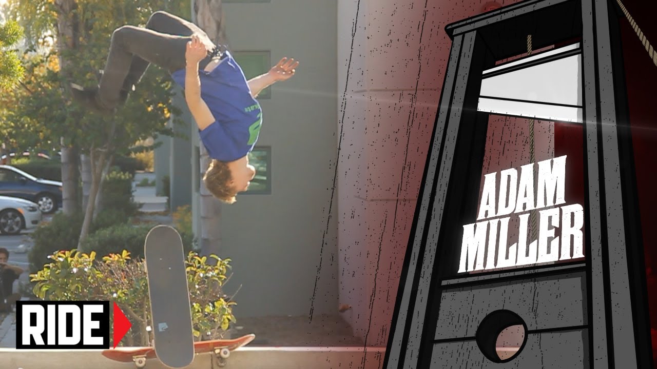 Skateboarding Backflip Slams - Adam Miller - YouTube