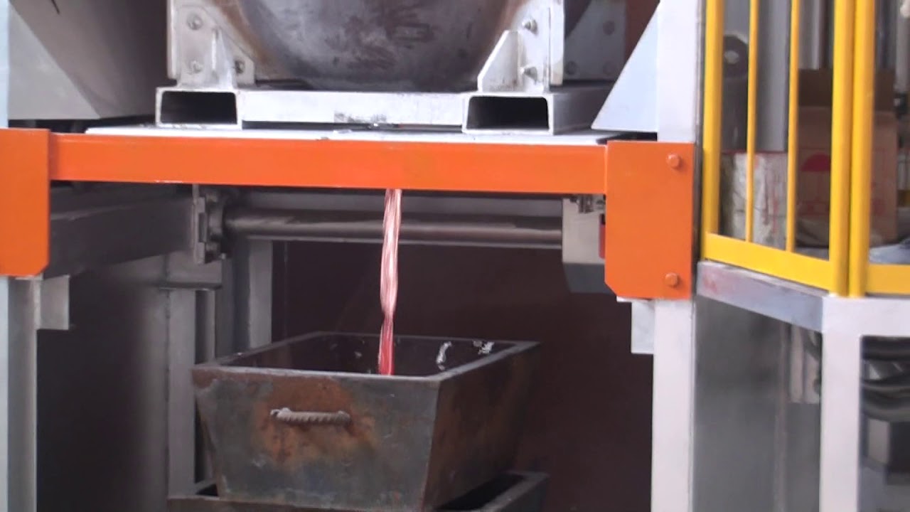 Hot aluminum dross/slag/ash recycling machine - YouTube