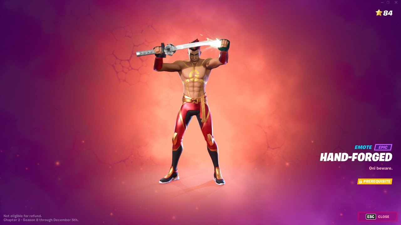 How to Unlock HAND-FORGED Emote | Fortnite Chapter 2 Season 8 - YouTube