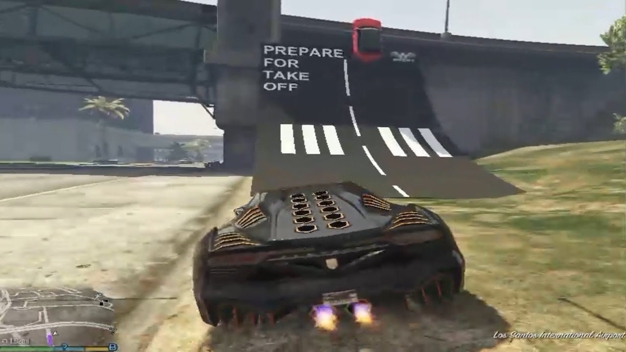 Super car Flying Stunt !!! - YouTube