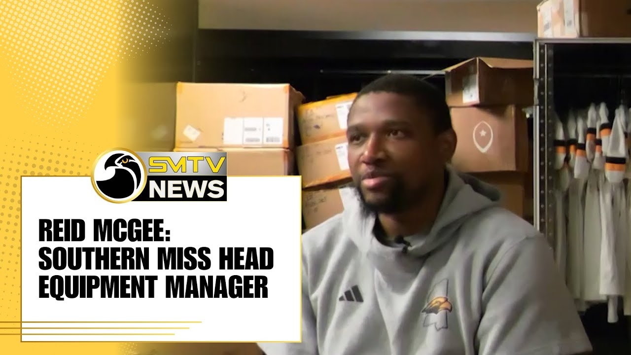 Reid McGee: Southern Miss Head Equipment Manager - YouTube