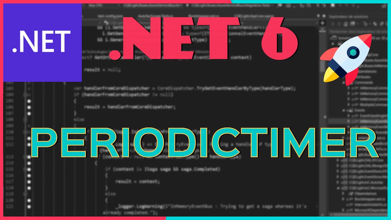 Nouveauté .NET 6 : NOUVEAU TIMER : PeriodicTimer (enfin un qui est simple !) - YouTube