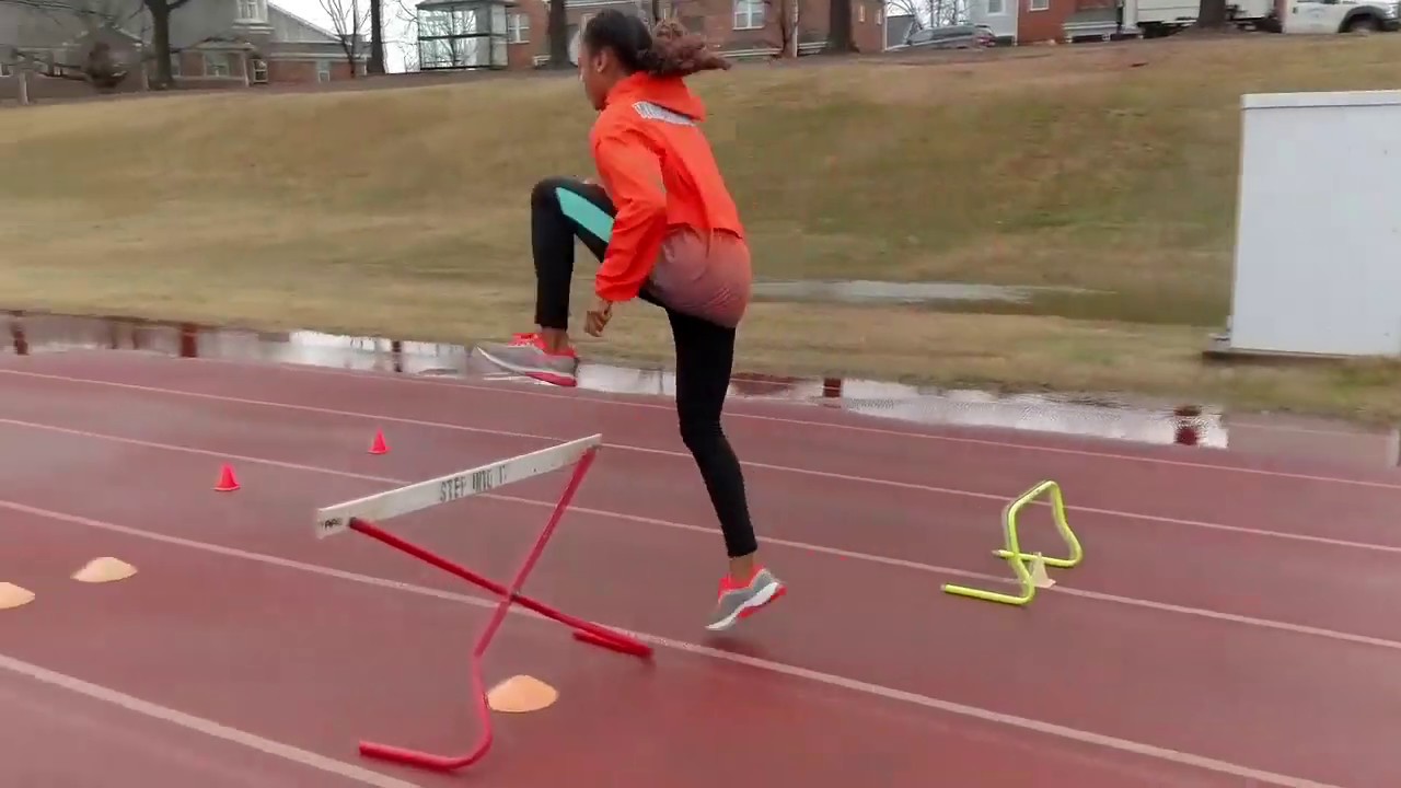 Hurdle Training - Drilling and Quick Step work with Joslyn Hamilton (12 ...