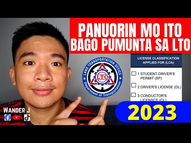 Lto Application Form Renewal 2023 - Printable Forms Free Online