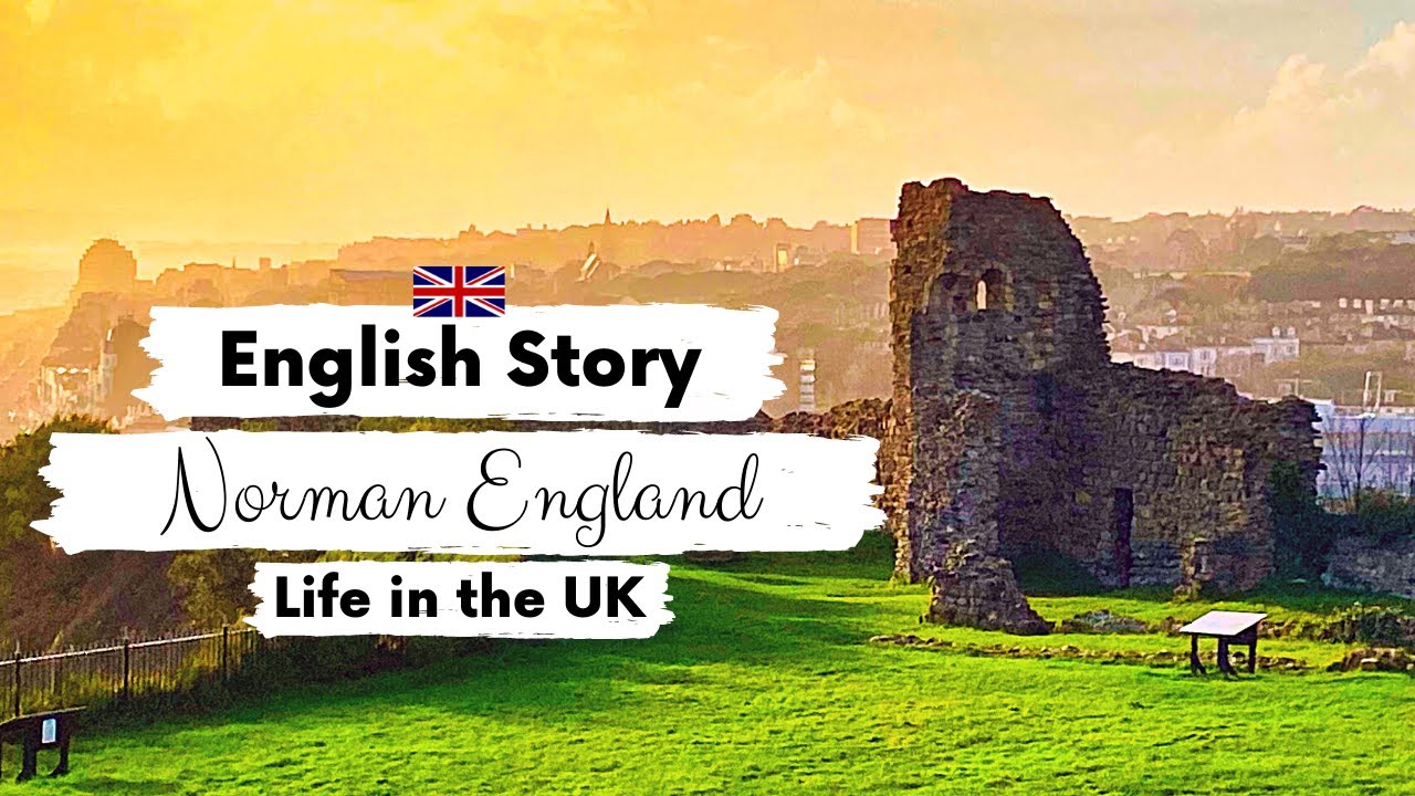 Life in the UK 🗡️Norman Britain📔 Intermediate English Story with ...
